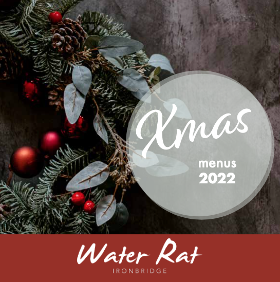 Christmas Party Menu's | Water Rat, Ironbridge